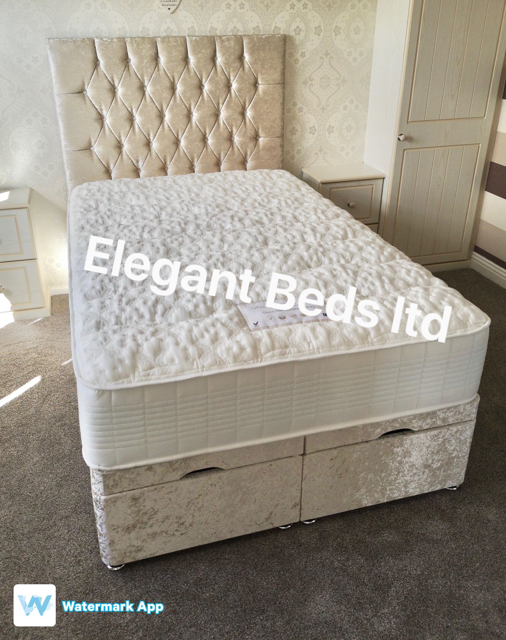 End Opening Ottoman Base Only - Elegant Dreams