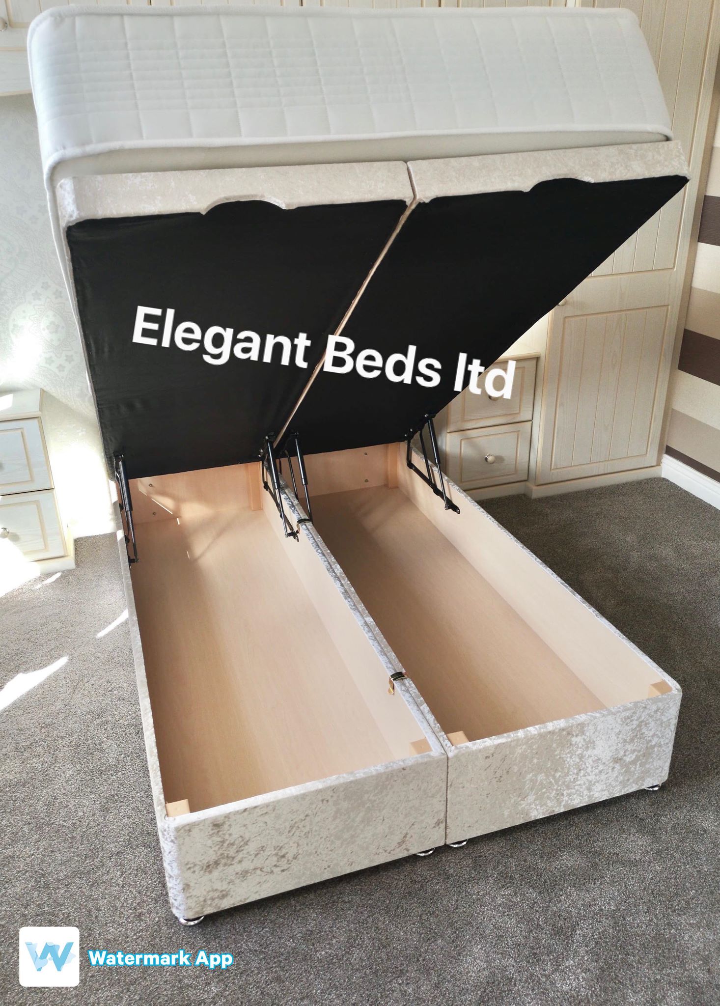 End Opening Ottoman Base Only - Elegant Dreams